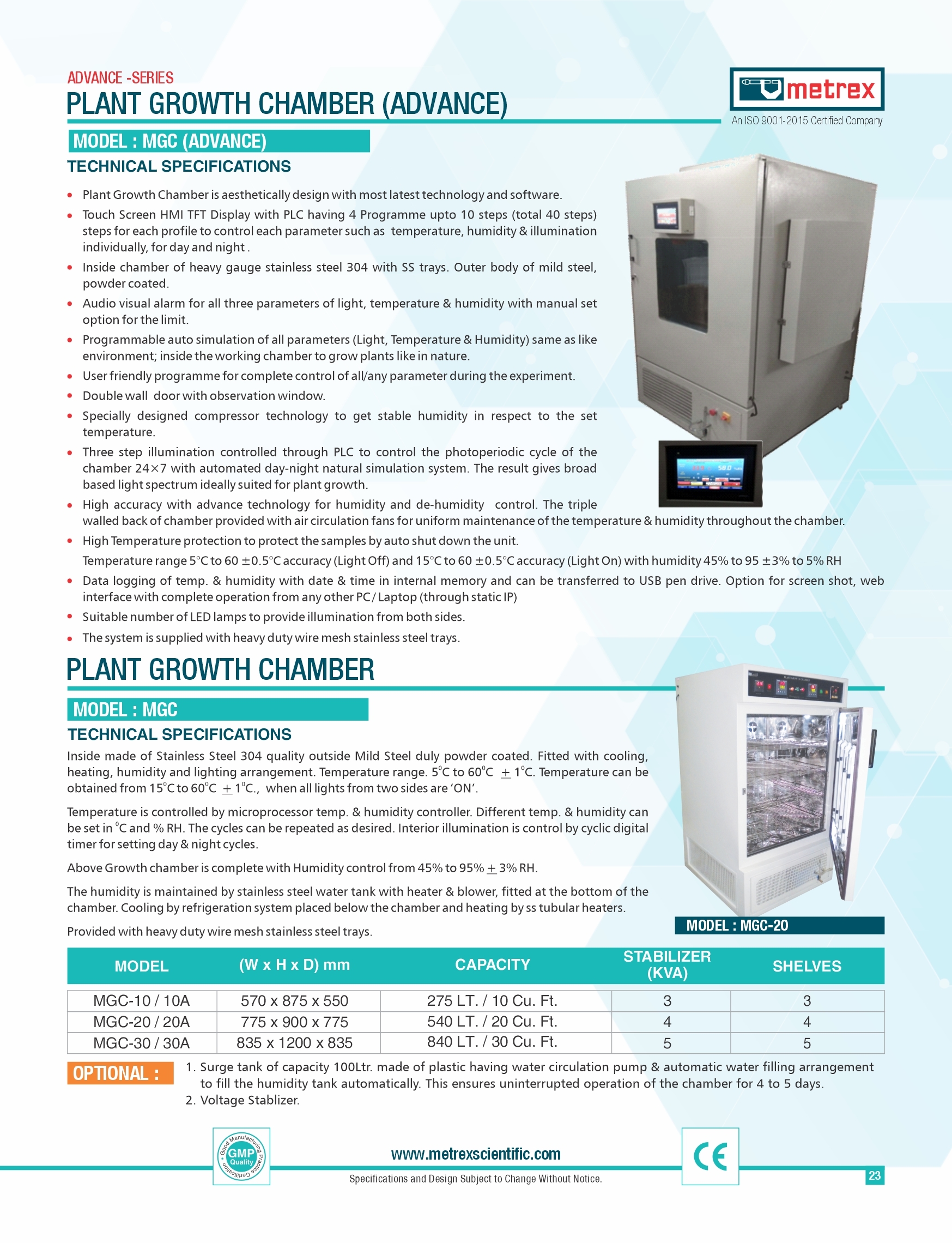 Plant Growth Chamber at Best Price in New Delhi, Delhi | Metrex ...
