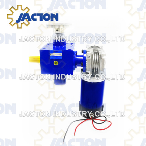 25 Kn Electric Screw Jack Platform 2 Inch Worm Gear Motorized Screw ...
