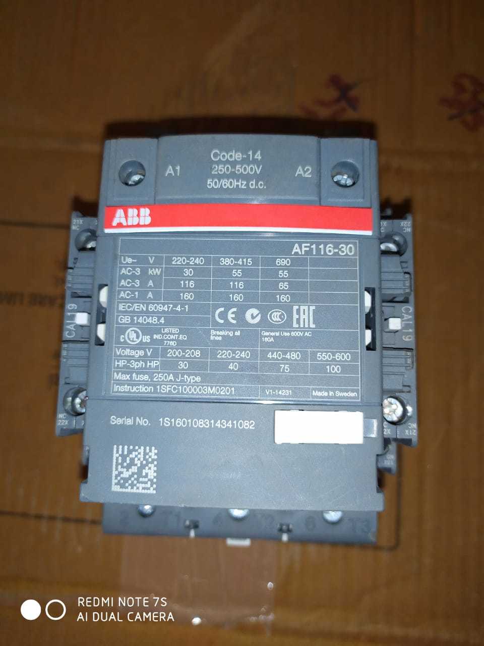 Abb Contactor Af116-30 at 13500.00 INR in Bhavnagar, Gujarat | Taj Electricals