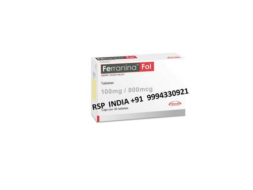 Ferranina Fol 100mg-800mcg Tablets at Best Price in New Delhi | Ravi ...