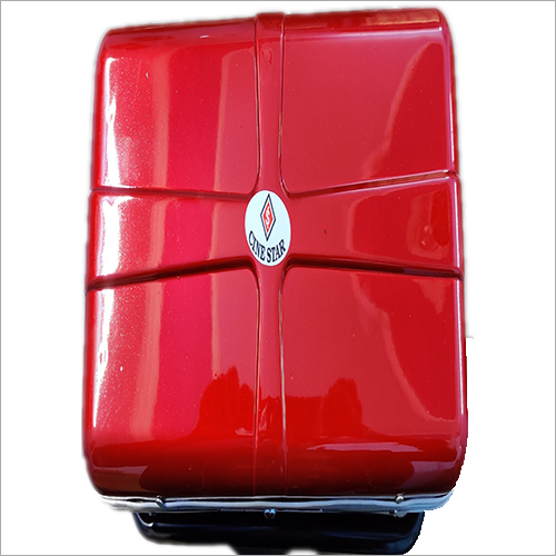Two Wheeler Bike Side Box - Abs Plastic, 35 X 40 X 30 Cm, Red | Durable ...