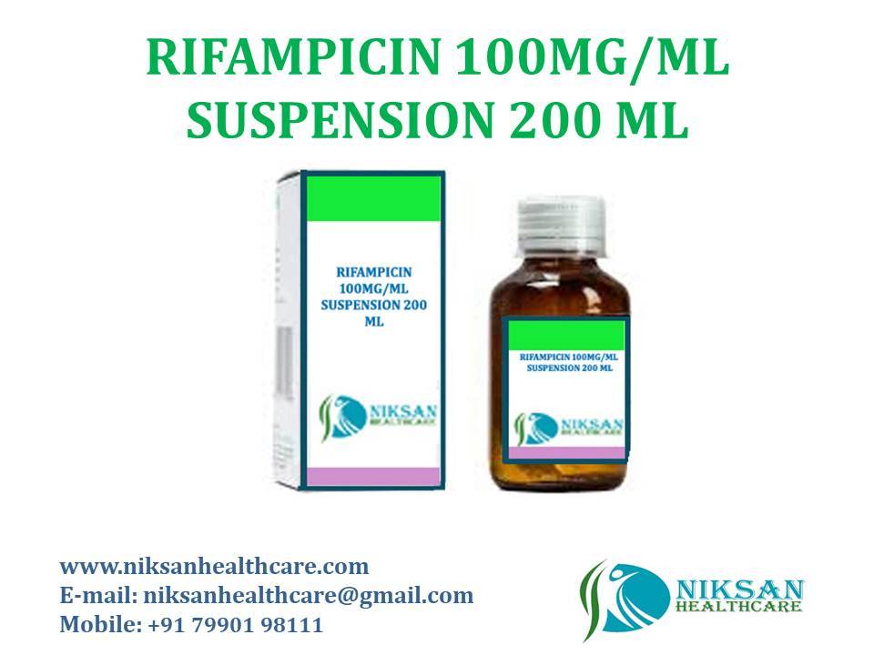 Rifampicin 100mg/ml Suspension 200 Ml Drug Solutions at Best Price in ...