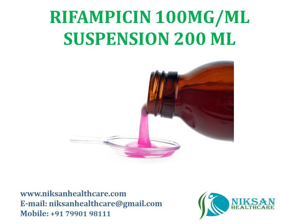 Rifampicin 100mg/ml Suspension 200 Ml Drug Solutions at 25.00 INR at ...
