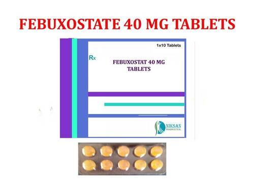 Febuxostat 40 Mg Tablets General Medicines at Best Price in Ankleshwar ...