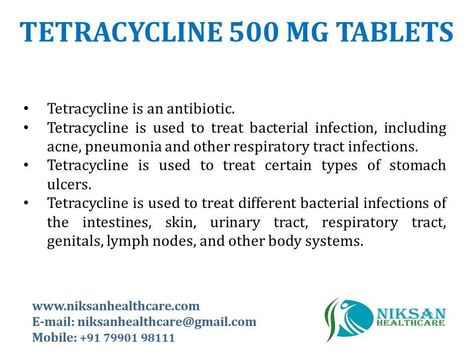 Tetracycline 500 Mg Tablets General Medicines at Best Price in ...