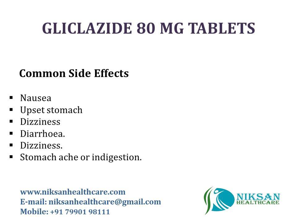 Gliclazide 80 Mg Tablets General Medicines at Best Price in Ankleshwar ...
