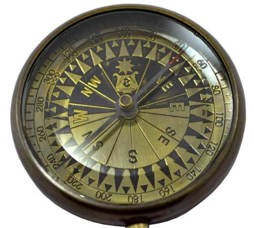 Best For Who Love Nautical Item Sir Wm Gell Antique Flat Compass at ...