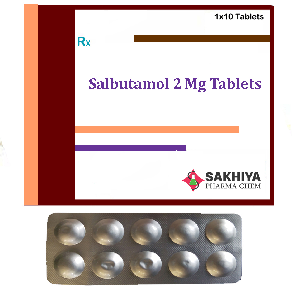 Salbutamol 2mg Tablets Drug Solutions at Best Price in Surat | Sakhiya ...