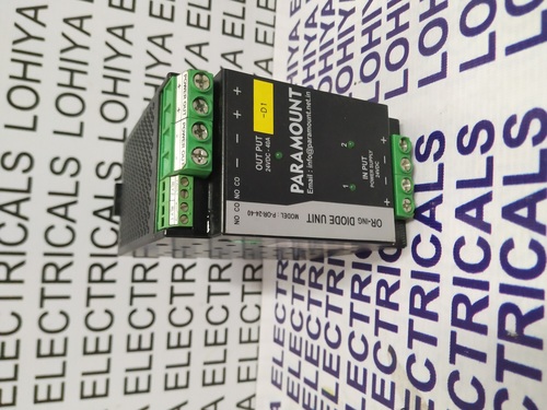 Paramount Or-ing Diode Unit P-or-24-40 at Best Price in Bhavnagar ...
