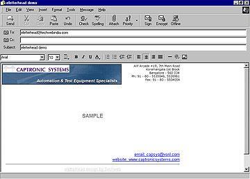 E-letterhead Sample at Best Price in Bengaluru, Karnataka | Techweb ...