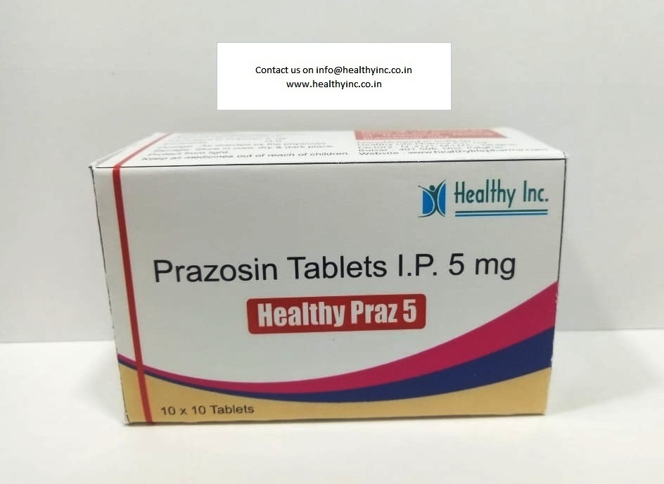 Prazosin Tablets Generic Drugs at Best Price in Mumbai | Healthy Inc.