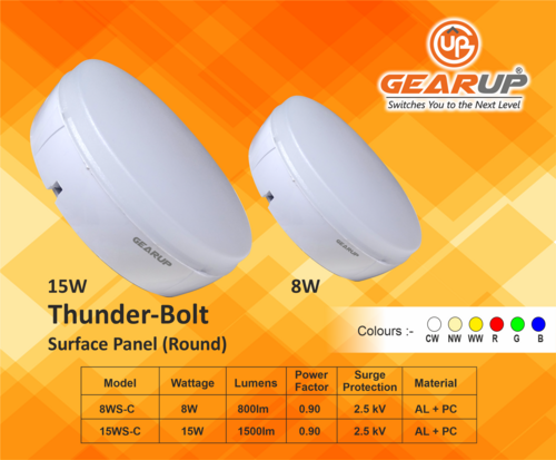 Thunder-bolt Surface Panel (round) at Best Price in Faridabad | Gear-up ...