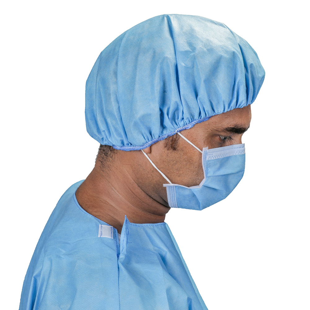 Mop Cap Disposable - Non Woven, 20-40gsm | Soft Elastic, Full Head ...