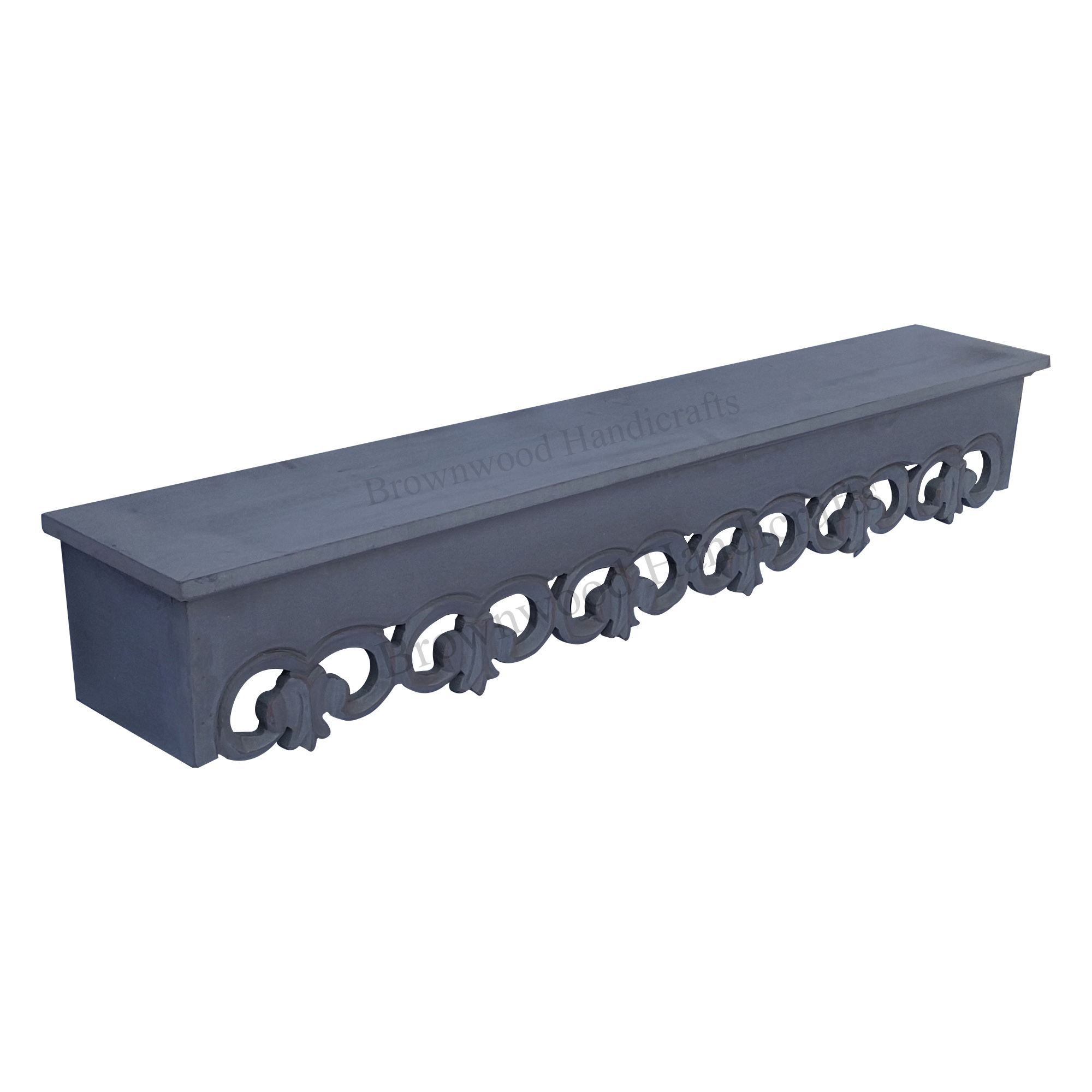 Mdf Wood Carved Wall Shelf Bracket Size: 30 X 5 X 5 Inch at Best Price ...