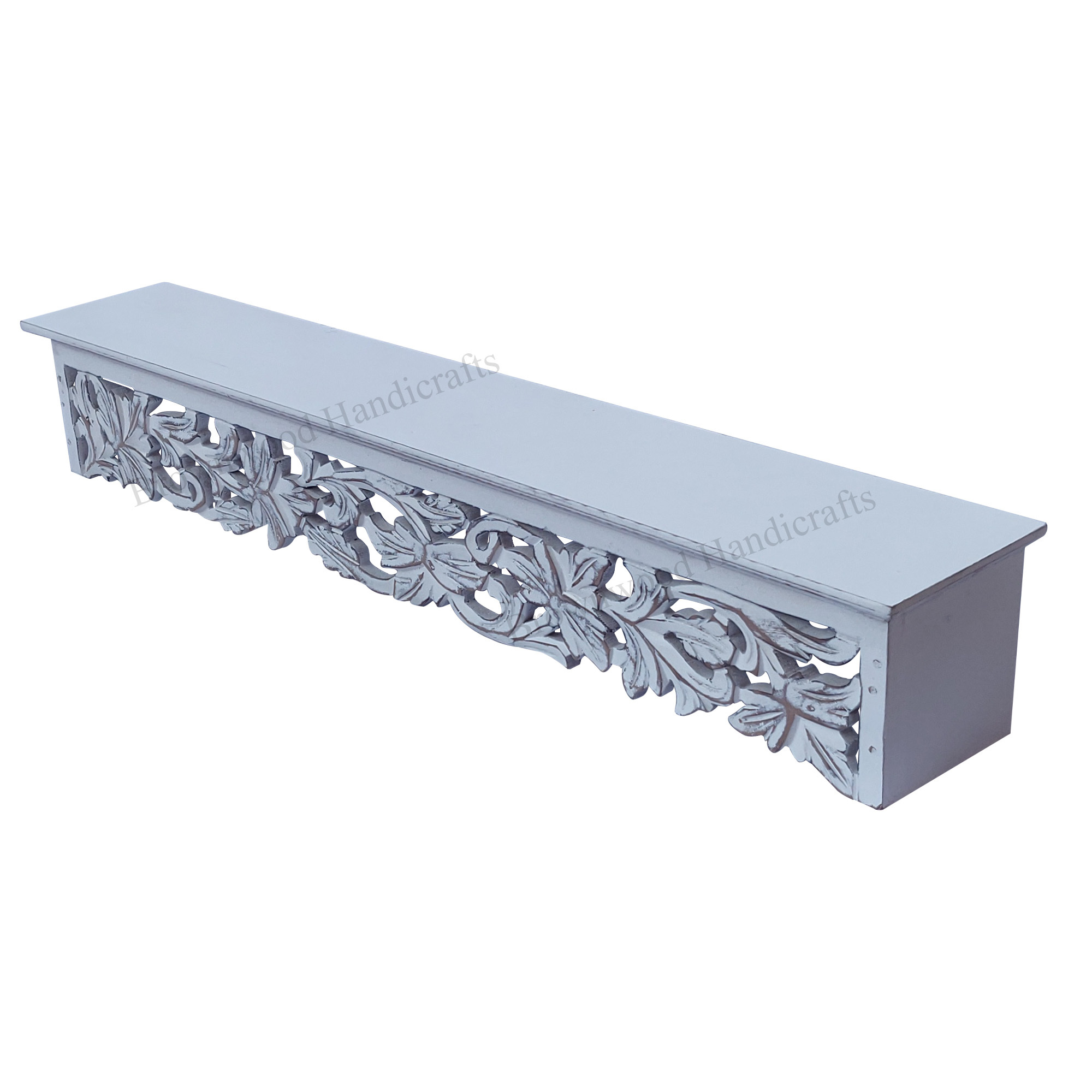 Mdf Wood Carved Wall Shelf Bracket Size: 30 X 5 X 5 Inch at Best Price ...