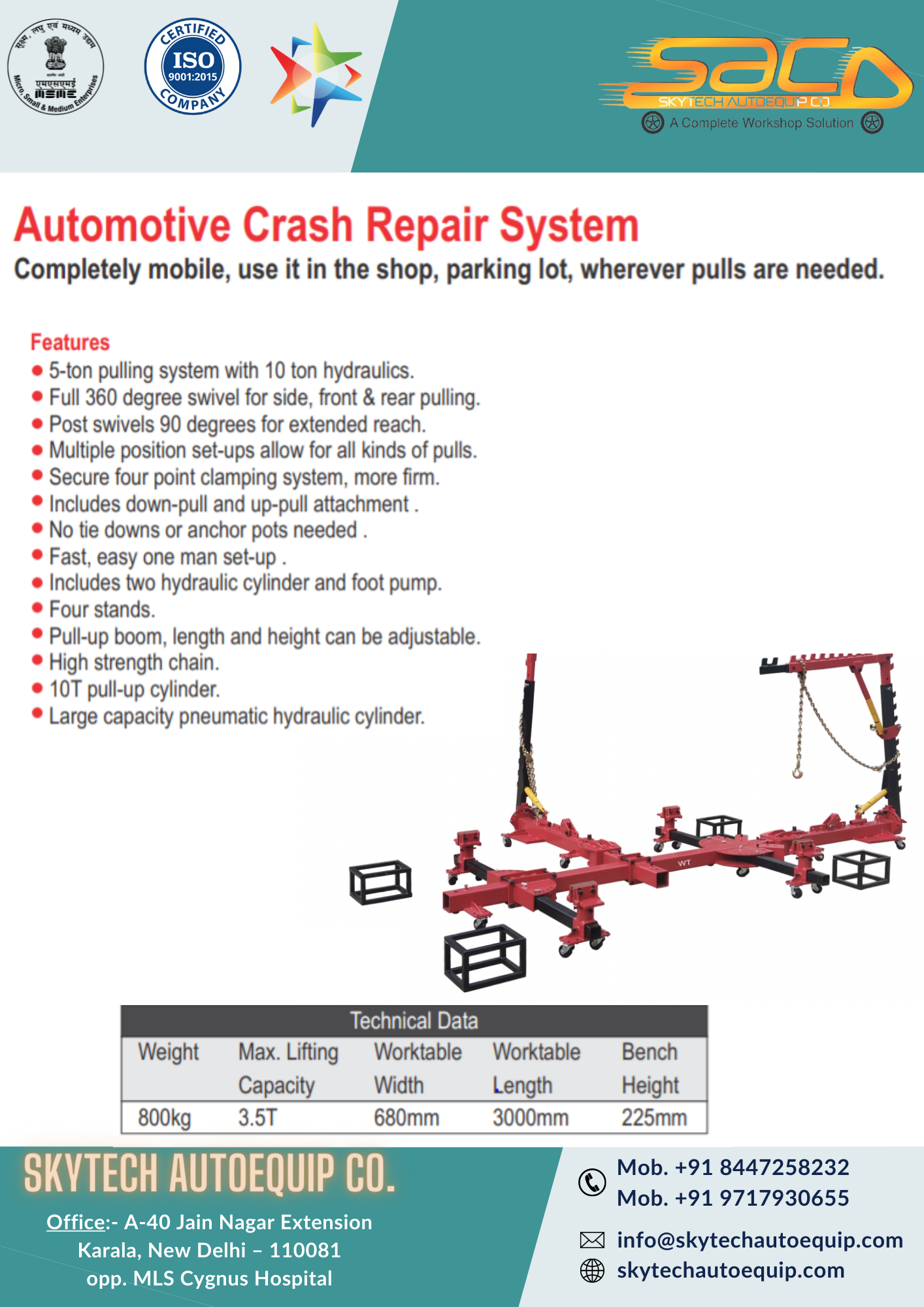 Automotive Crash Repair System Warranty: 1 at Best Price in Delhi ...