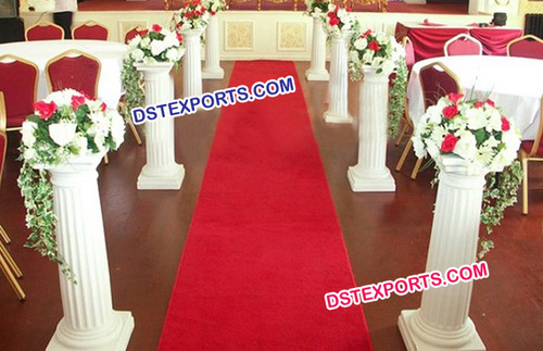 Wedding Aisleway Fiber Roman Pillar at Best Price in Patiala | D. S. T ...