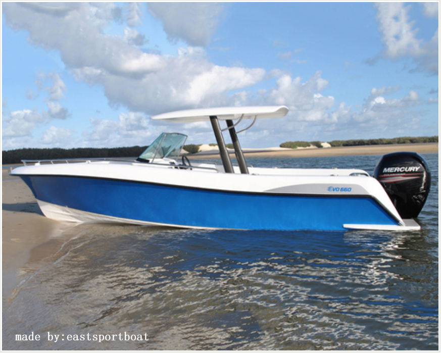 6.6m/22ft Fishing Boat Fiberglass Boat Speed Jet Boat Dimensions: 6.6 ...