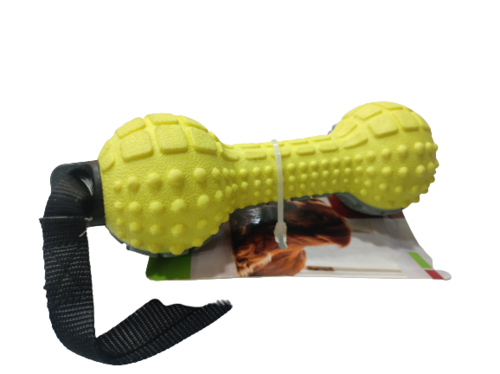 The Rich Pet Dumble With Strap Holder - Natural Rubber, Standard Size ...