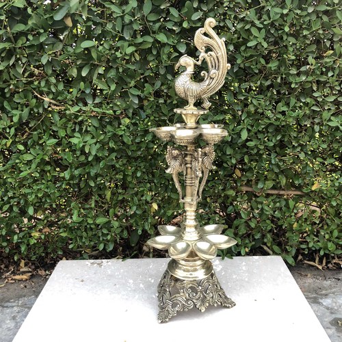 Bird Figure Brass Metal Pooja Ghar Oil Lamp at Best Price in Aligarh ...