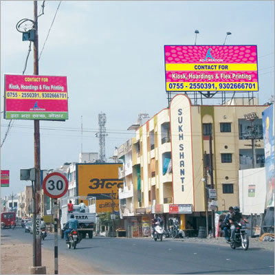 Rooftop Hoarding at Best Price in Bhopal, Madhya Pradesh | Ad Creation