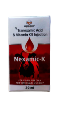 Nexamic K Inj Tranexamic Acid Vitamin K3 Injection at Best Price in ...