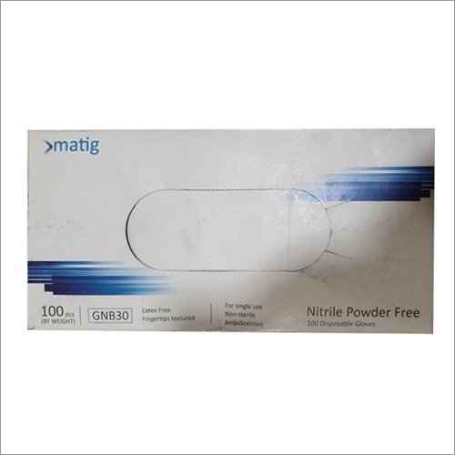 Matig Nitrile Powder Free Gloves Grade: Medical at Best Price in Pune ...