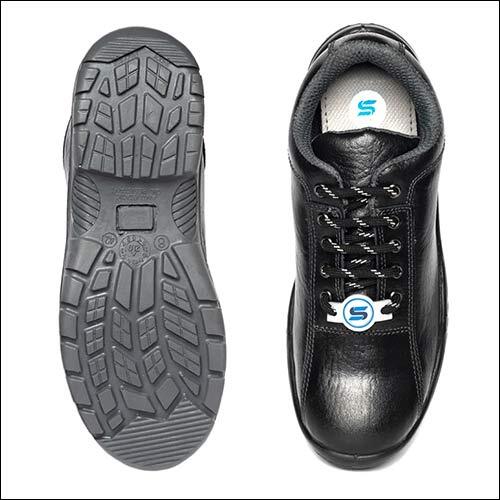 Black Mens Interceptor Safety Shoes at Best Price in New Delhi ...