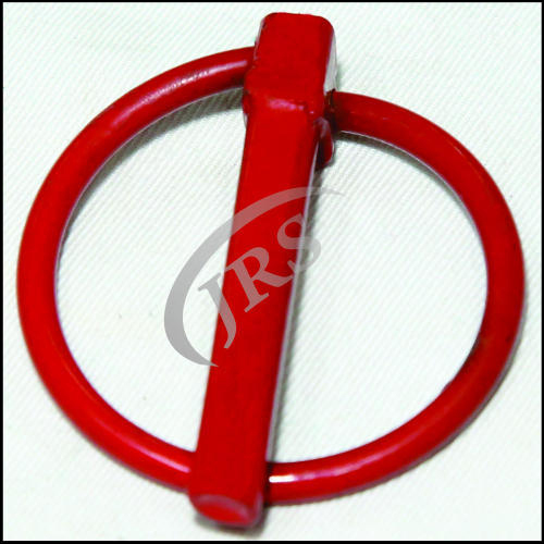 Ball Lock Pin - Steel Material, Painted Red Finish | Tractor Linkage ...