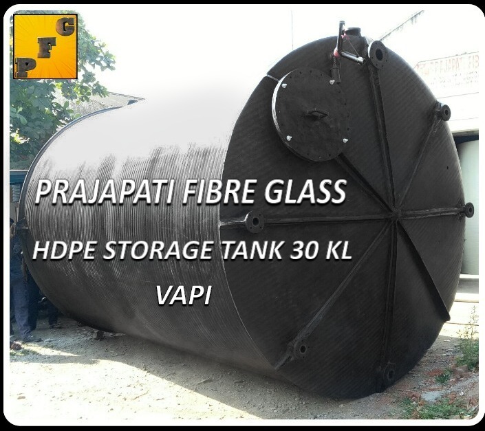Hdpe Spiral Tank - 1kl To 110kl Capacity, Black Cylindrical Design ...