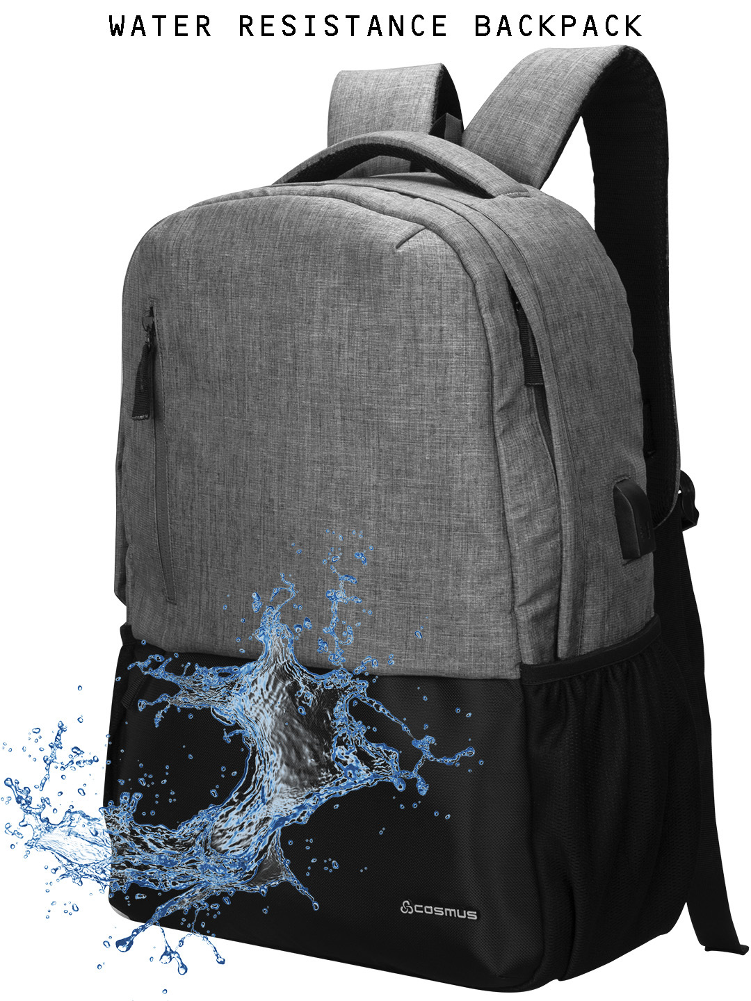 Cosmus Vogue Casual Laptop Backpack 26 Litre Grey at 869.66 INR in ...