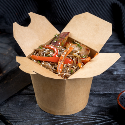 Disposable Paper Noodle Box at Best Price in Delhi | Aero Plast Limited