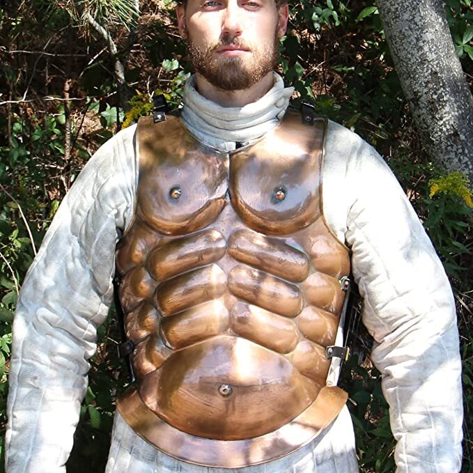 Muscle Roman Conqueror Body Armor Cuirass Brass Finish at Best Price in ...