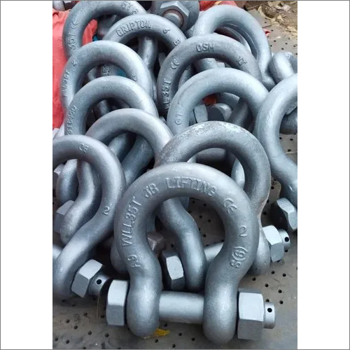 Galvanized Iron Bow Shackle - Metal, Various Sizes Available ...