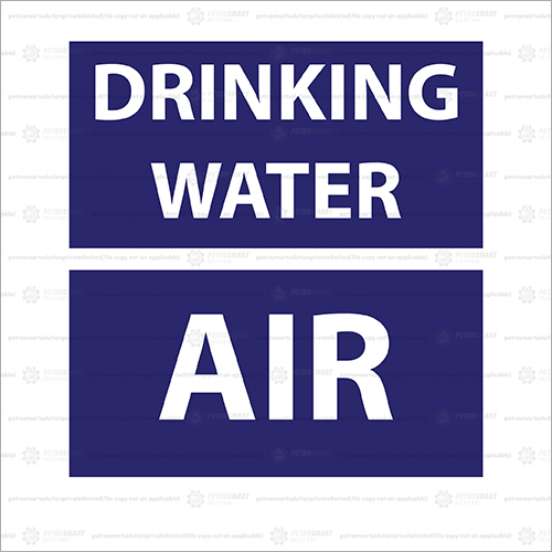 Air Drinking Water Sign Board Body Material: Pvc at Best Price in ...