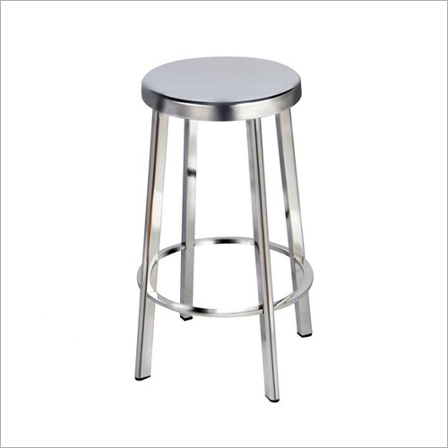 Silver Stainless Steel Stool at Best Price in Pune | Pratik Stainlink ...