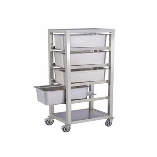 Stainless Steel Trolly Stand - Silver Rack Design | Indoor Hotel ...