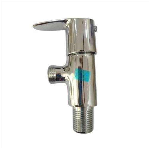 Brass Angle Stop Kit With Round Handle - 3 Inch Length, Polished Finish ...