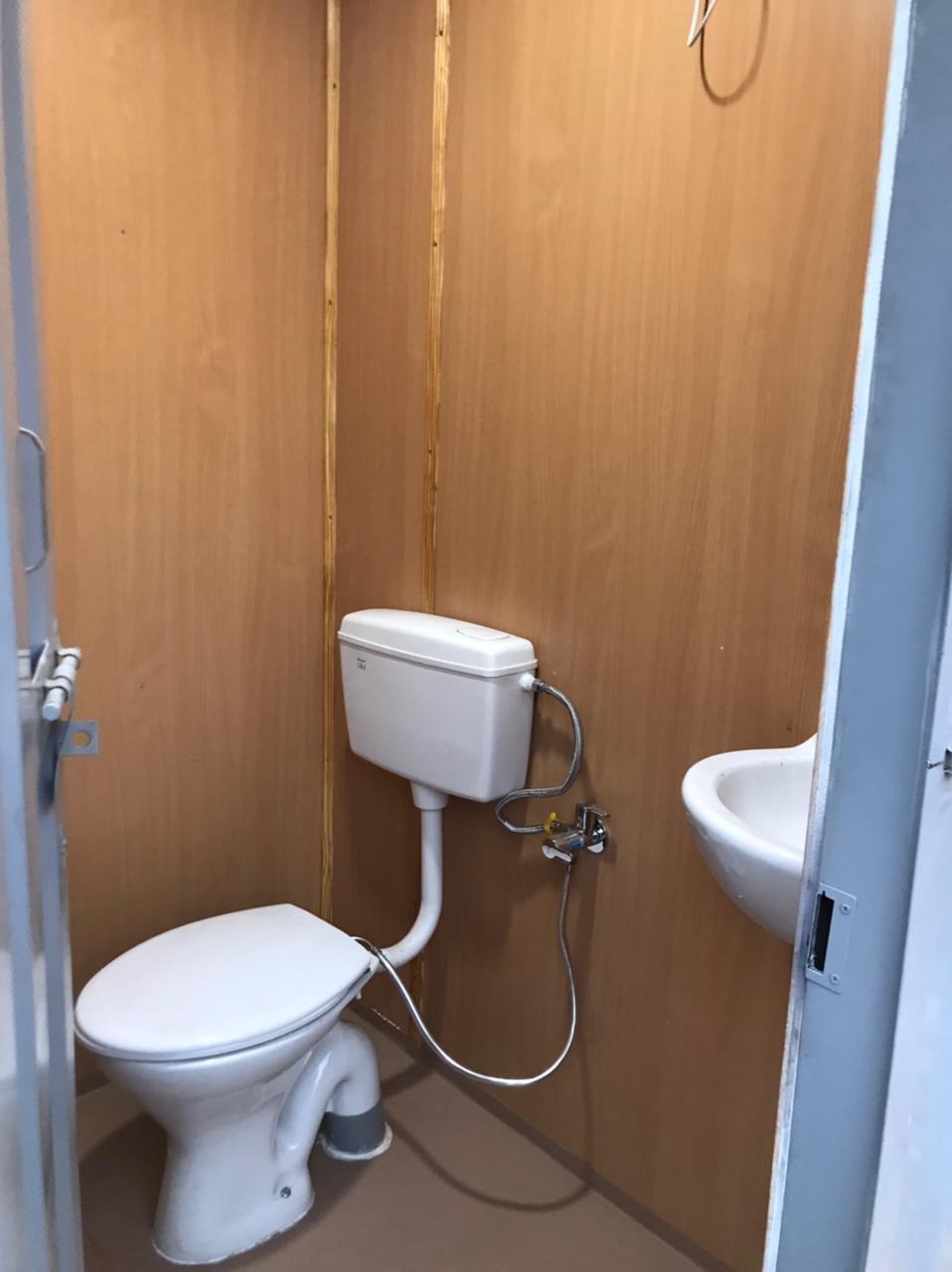 Portable Toilet - Wooden Material, White Color | Durable and Elegant ...