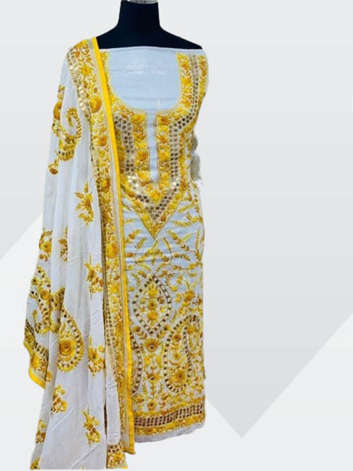 Handwork Punjabi Suits at 650.00 INR in Kolkata, West Bengal | Uma Creation