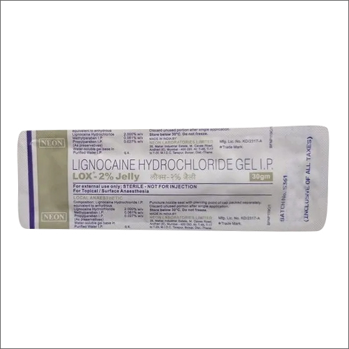 30g Lignocaine Hydrochloride Gel Ip Application: Hospital at Best Price ...