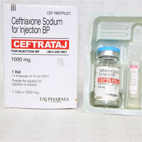 Ceftriaxone Sodium For Injection Bp 1000mg Expiration Date: 2 Years at Best Price in Ahmedabad ...