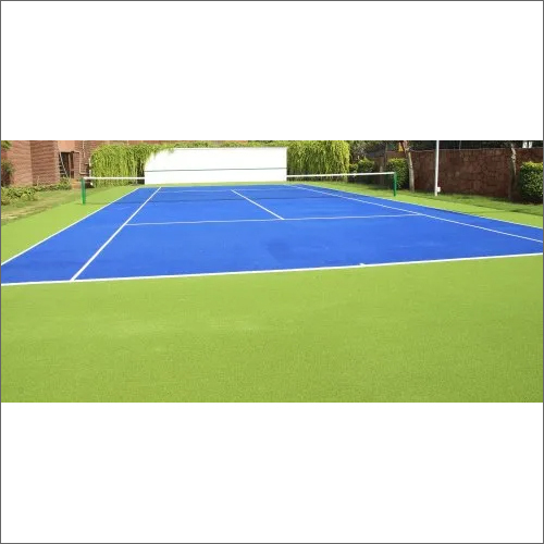 Tennis Court Artificial Turf - Pe Material, 8 Cm Pile Height, 3-layer ...