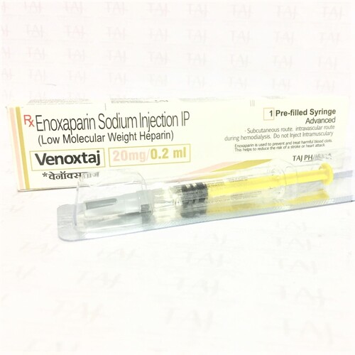Enoxaparin Sodium Injection Ip 20mg/0.2ml Expiration Date: 2 Years at ...