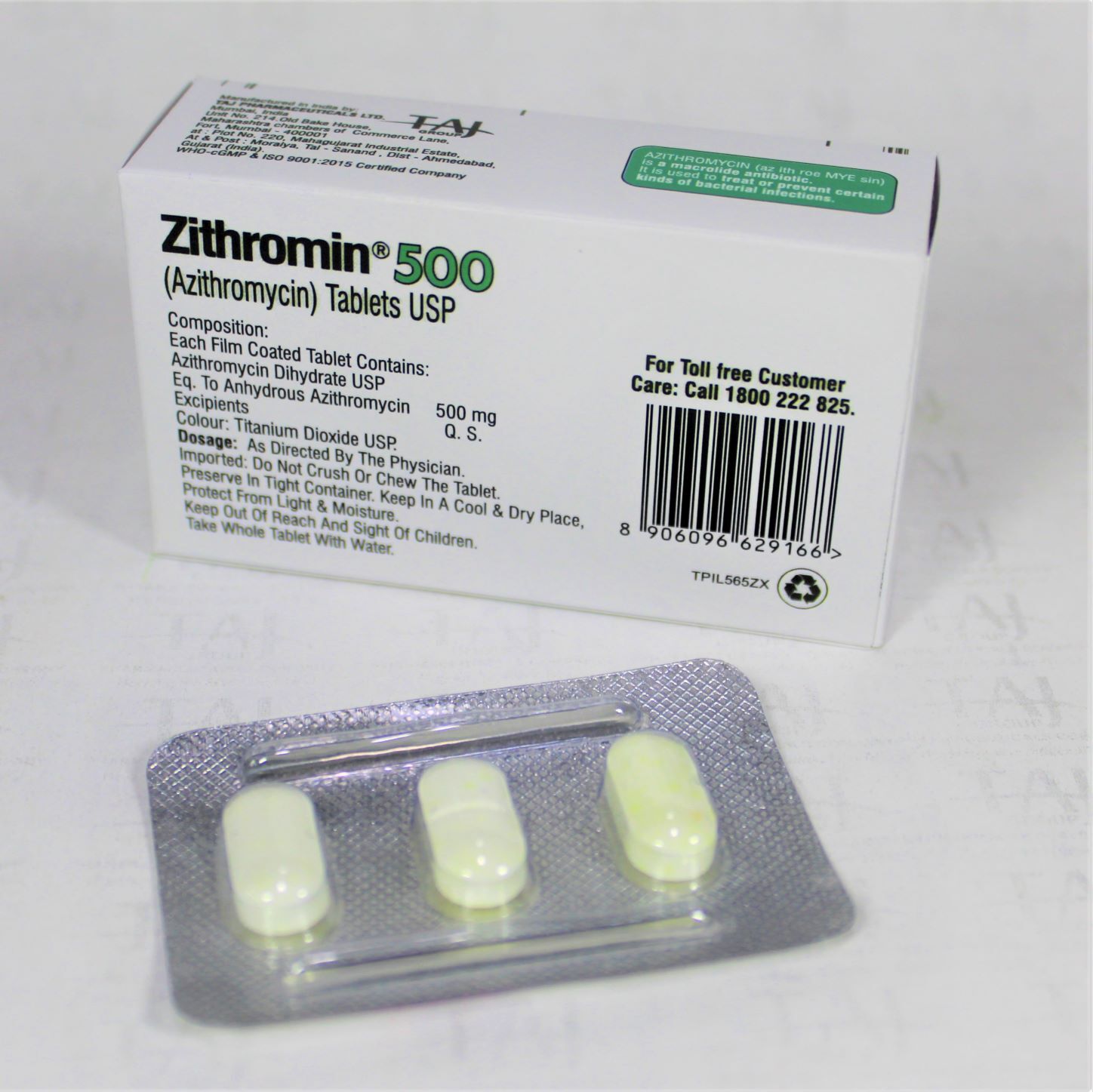 Azithromycin Tablets Usp 500mg at Best Price in Ahmedabad | Taj ...
