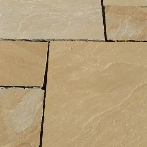 Sunset Buff Sandstone Paving Slabs - Application: Courtyard at Best ...