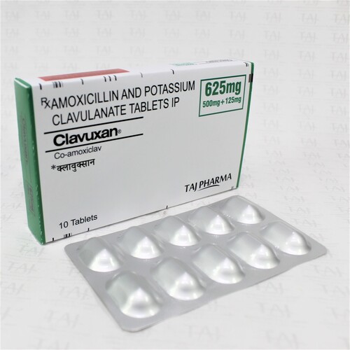 Amoxicillin & Potassium Clavulanate Tablets Ip - 625mg, 375mg & 1gm ...