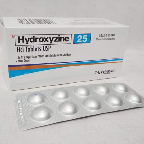Hydroxyzine Hcl Tablets Usp 25mg at Best Price in Ahmedabad | Taj ...