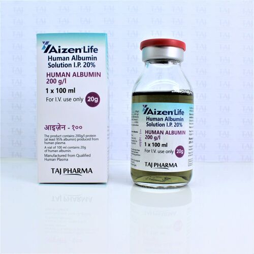 Human Normal Albumin Ip 20% at Best Price in Ahmedabad | Taj ...