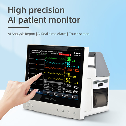 Patient Monitor - Plastic Design For Icu Use | Automatic Vital Signs ...